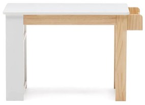 Dětský psací stůl wares 77 x 53 cm bílý MUZZA