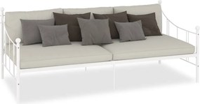Rám denní postele bílý kov 90 x 200 cm 284668