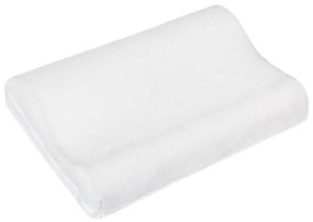 Bellatex POVLAK na  anatomický polštář 45x30 cm (povlak na zip) Froté, světle šedá