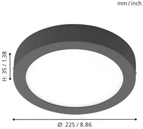 Eglo 98173 - LED Stmívatelné venkovní svítidlo ARGOLIS-C LED/16,5W/230V IP44