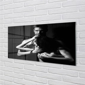 Obraz na skle Žena muž 120x60 cm