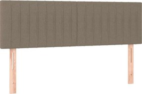 Box spring postel s matrací taupe 140x200 cm textil 3130437