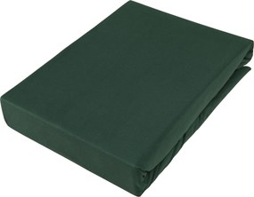 XXXLutz BOXSPRINGOVÉ PROSTĚRADLO, žerzej, tmavě zelená, 140/220 cm Novel - Prostěradla - 004550010311