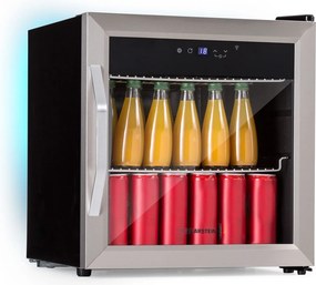 Klarstein Coachella 50, Smart, lednice, 50 l, funkce Wi-Fi, podsvícení, nerezové ocel