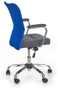 HALMAR ANDY dětská židle šedá/modrá