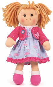 Bigjigs Toys Látková panenka Maggie 34cm