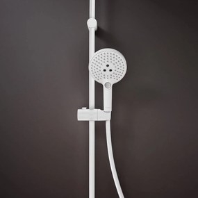 Hansgrohe Raindance Select S, Showerpipe 240 1jet PowderRain s termostatem, matně bílá, HAN-27633700