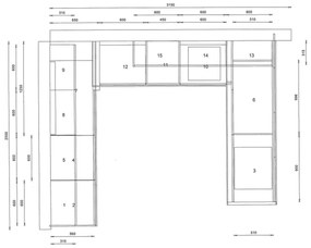 Sestava kuchyně České Budějovice - Roca - vystavený kus