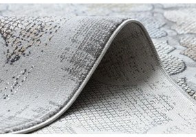 Moderní koberec LUCE 75 vzor Marocký jetel vintage Strukturální šed velikost 192x290 cm | krásné koberce cz