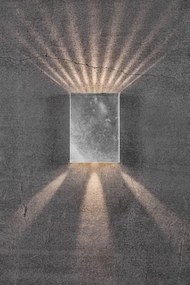 NOR 2019051031 Venkovní nástěnné svítidlo Fold 15 2x5W LED galvanizovaná ocel čirá - NORDLUX