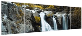 Obraz - Vodopády, Lushan, Čína (170x50 cm)