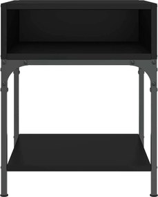 vidaXL Noční stolky 2 ks 40 x 41 x 50 cm kompozitní dřevo [825874] Barva: Černá