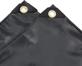 Plachta antracitová 1,5 x 10 m 650 g/m² 156093
