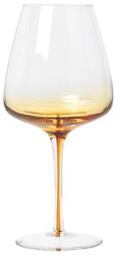 Broste Sklenice na červené víno Amber 650 ml, žlutá barva, sklo