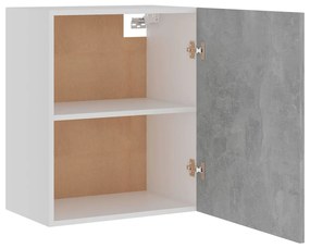 Závěsné skříňky 2 ks betonově šedé 50x31x60 cm dřevotříska - Default Title