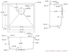 Set Sinks FRAME 457 Titanium + baterie Sinks PRONTO Titanium