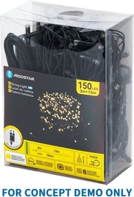 Aigostar - LED Venkovní vánoční řetěz 1000xLED/8 funkcí 103m IP44 multicolor