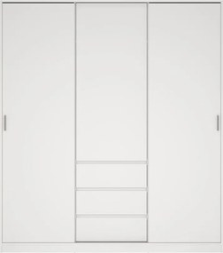 Šatní skříň Simplicity III, bílá