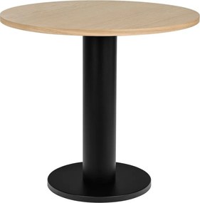 Kulatý jídelní stůl s deskou v dubovém dekoru ø 80 cm Sool – noo.ma