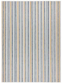 koberec SISAL COOPER Pruhy, Etno 22237 ecru / tmavě modrá velikost 140x190 cm | krásné koberce cz