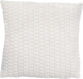 Essentials Dekorační polštář, s čtverečkovaným vzorem, 45 x 45 cm, bílá barva