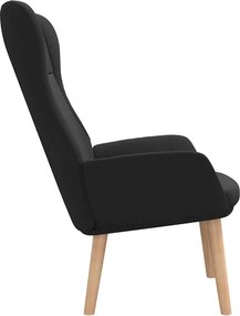 Relaxační židle černá textil 341400