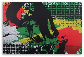 Obraz na plátně Bob Marley Reggae hudba - 120x80 cm