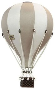 Dekorační horkovzdušný balón běžová - S-28cm x 16cm