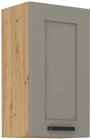 STL 40 cm skříňka horní jednodveřová LUNA Barevné provedení LUNA: Dub Artisan / Prachově šedá