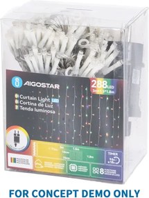 Aigostar - LED Venkovní vánoční řetěz 2000xLED/8 funkcí 103m IP44 studená bílá