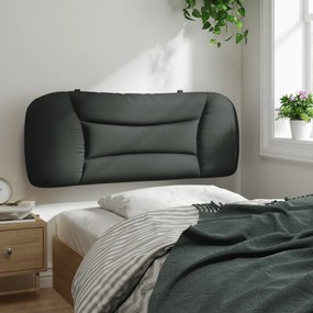 Polštář na čelo postele Hvar tmavě šedý 100 cm látkový 3207717