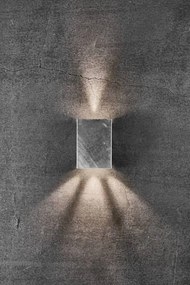 NOR 2019041031 Venkovní nástěnné svítidlo Fold 10 2x3,5W LED galvanizovaná ocel čirá - NORDLUX