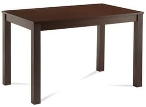 Autronic Dřevěný jídelní stůl Jídelní stůl 120x75 cm, barva ořech (BT-6957 WAL)