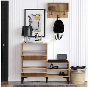 Designová předsíňová sestava Dacey vzor dub