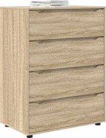 Úložné skříně 80 x 48 x 105 cm Kompozitní dřevo Sonoma dub 3406227