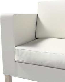 Potah na pohovku IKEA  Karlanda rozkládací, krátký barva šedá látka lesklé, pletený vzor, sametová