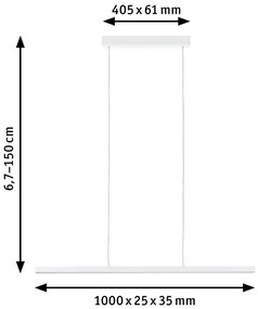 Paulmann 79903 - LED/43W Stmívatelný lustr na lanku SMART LENTO 230V 2700-6000K