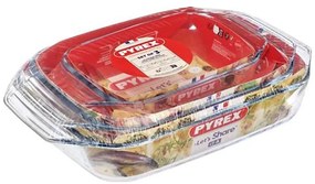 SADA 3x Pekáč PYREX 1,4/3/4 l