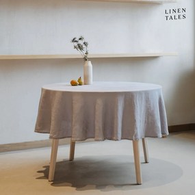 Lněný ubrus ø 180 cm – Linen Tales