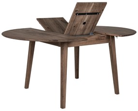 Rozkládací jídelní stůl METZ tmavý dub 118cm 2201810