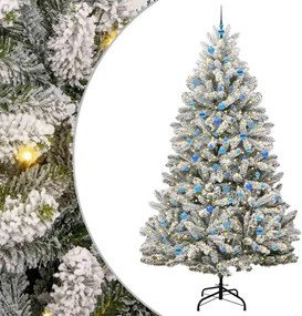 Umělý vánoční stromeček 240 cm 300 LED Teplá bílá PVC a ocel 3395773