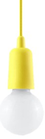 Sollux Lighting Závěsné svítidlo DIEGO 1 žluté