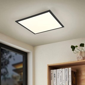 Černé LED stropní svítidlo 29.5x29.5 cm Beta – Reality