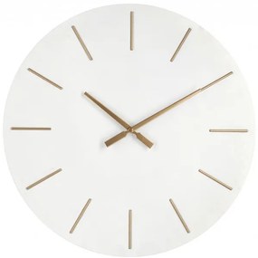 BIZZOTTO Nástěnné hodiny TIMELINE bílé 60cm 0182379
