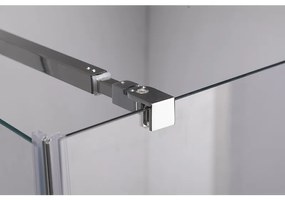 BPS-koupelny Čtvercový sprchový kout HYD-SK1180B 90x90 chrom/transparent - bez vaničky