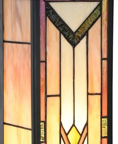 Nástěnné světlo Tiffany v art deco stylu Theresia – 14x16x40 cm