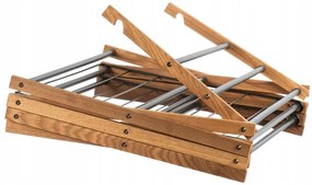 Erga Aurora Plus, věšák na sušení prádla 69x49,5x97 cm na postavení, hnědá-černá, ERG-SEP-1265SUAURPLUD