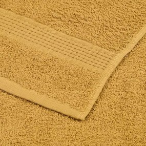Saunové osušky FROGN 2 ks zlaté 80x200 cm 360 g/m² 136815