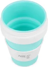 NILS Camp NC4103 355ml mátový / Skládací silikonový hrnek