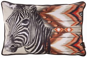 DEKORAČNÍ POLŠTÁŘ ZEBRA 45X30 VÍCEBAREVNÁ